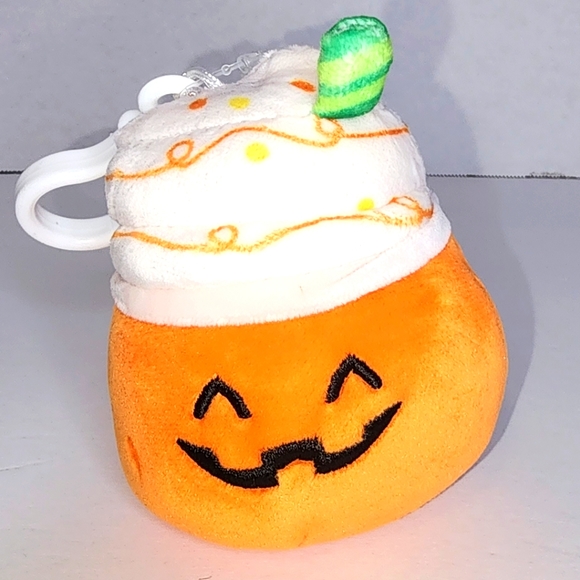 Squishmallows | Toys | Lester Pumpkin Spice Drink Clip Halloween 223 ...
